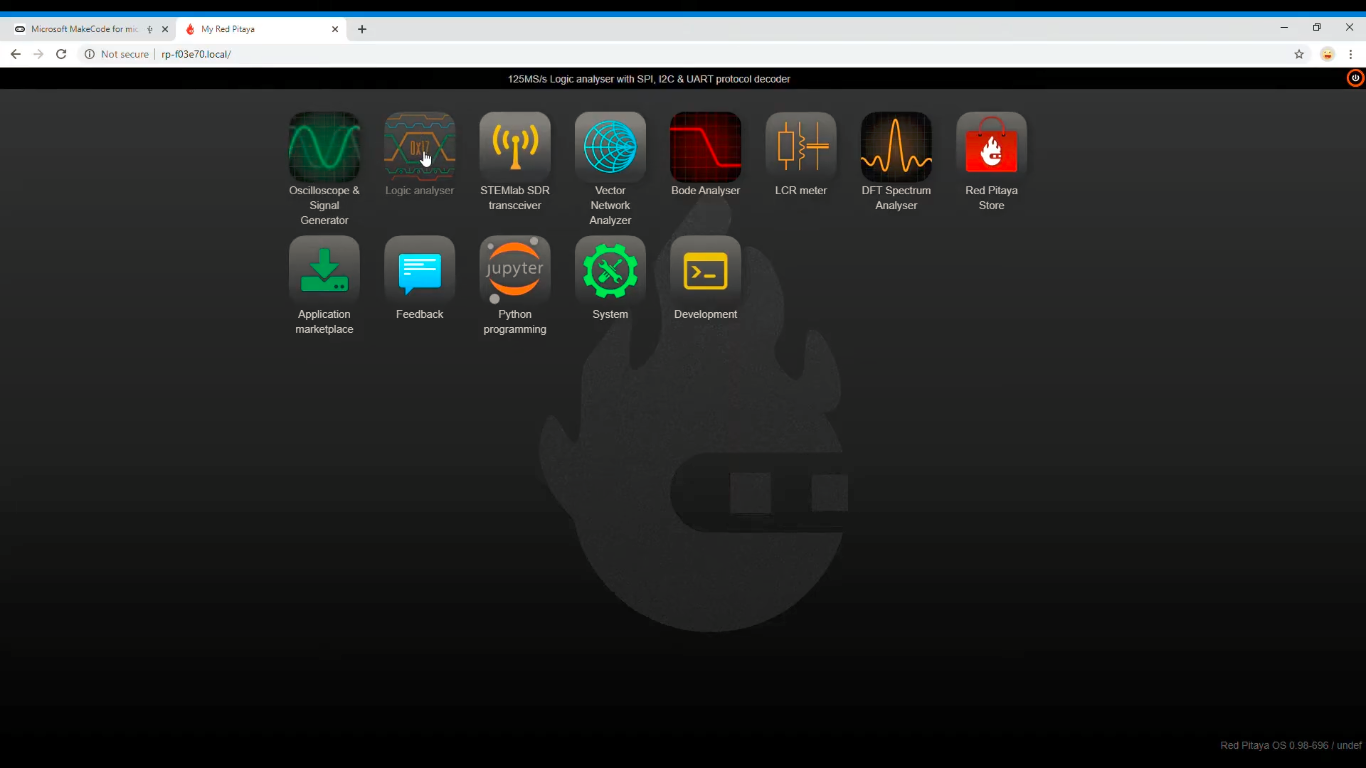 Red Pitaya Logic Analyzer