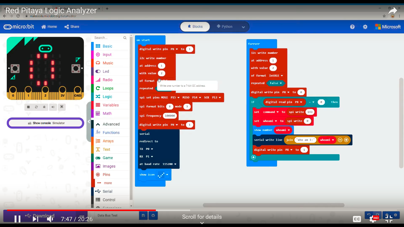 Red Pitaya Logic Analyzer