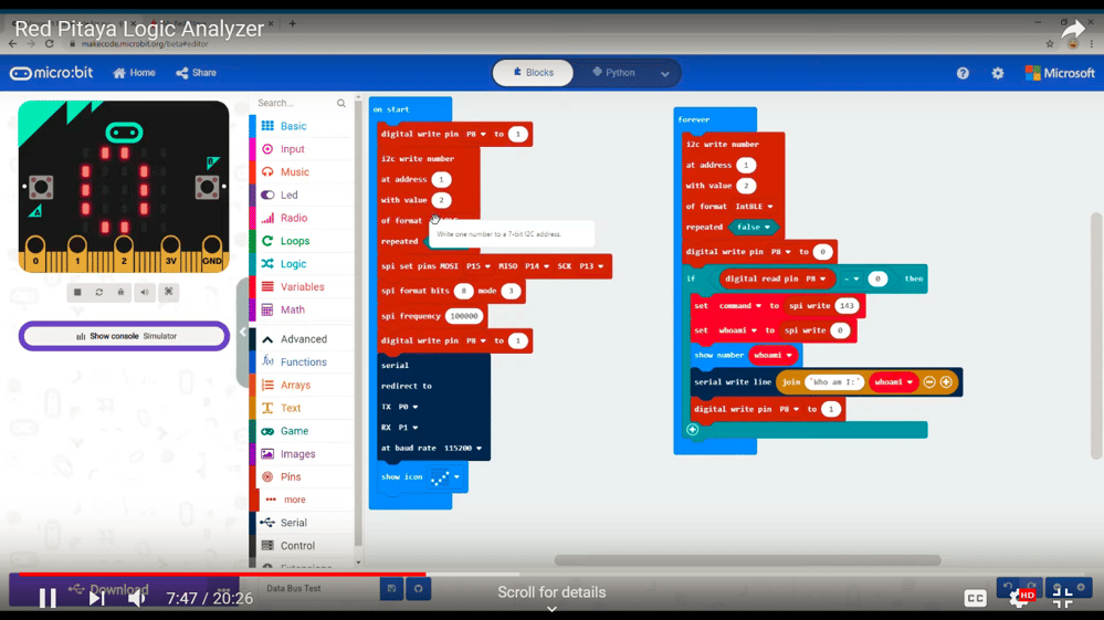 Red Pitaya Logic Analyzer