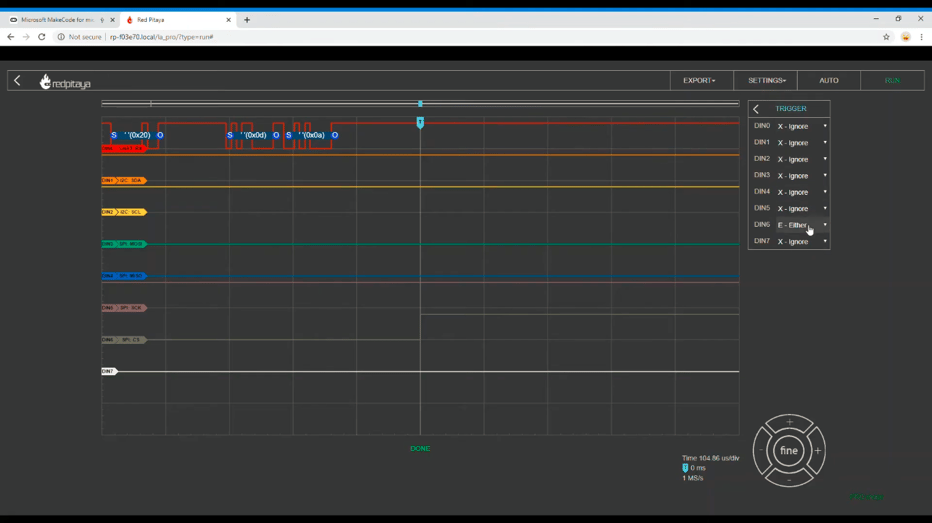 Red Pitaya Logic Analyzer