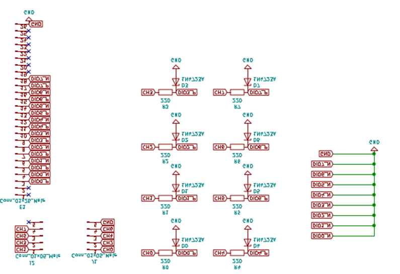 Logic Analyzer Shield for a Red Pitaya Board