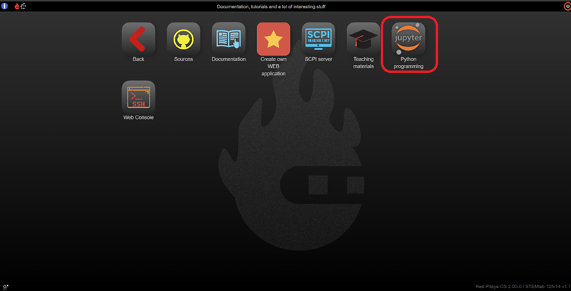 Reintroducing JupyterLab to Red Pitaya